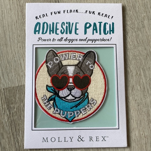 Molly & Rex | Accessories | New Doggy Adhesive Embroidered Patch | Poshmark